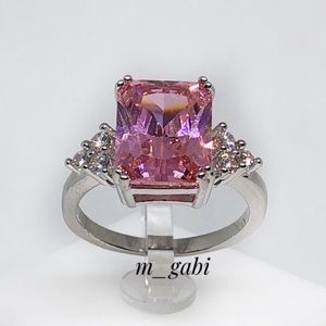 Jewelry | Sterling Silver Pink Peridot Ring | Poshmark